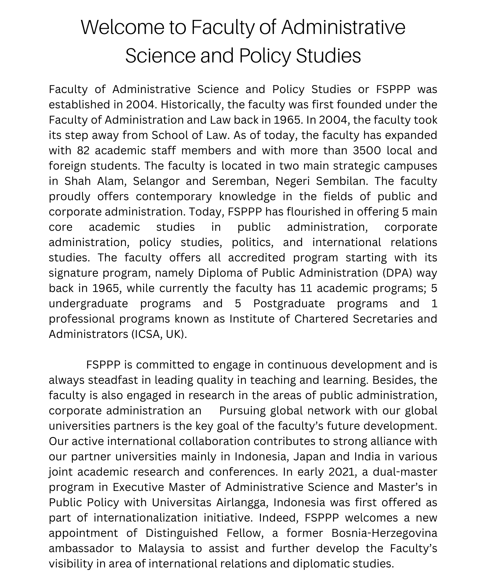 Dean's Welcome Message